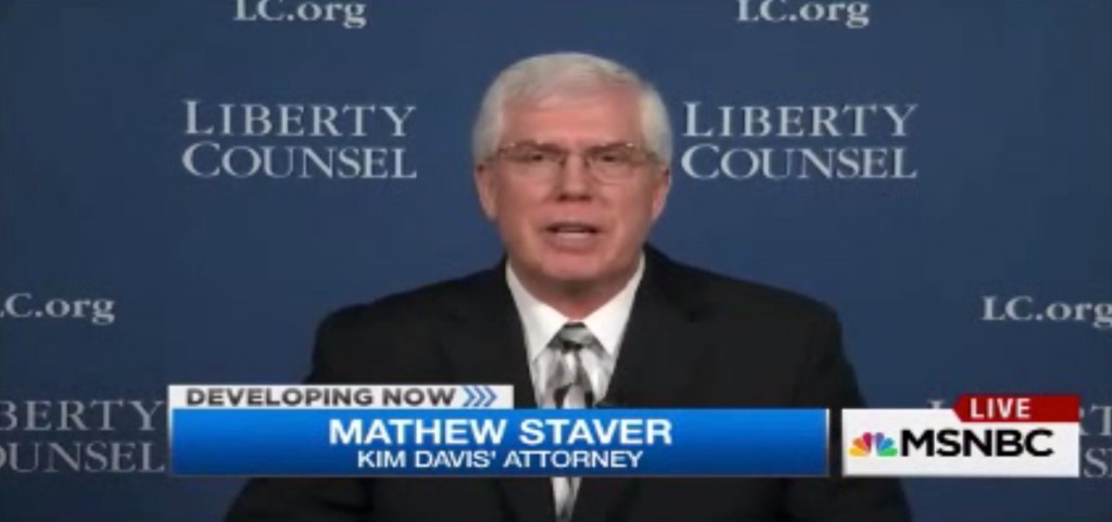 Liberty Counsel's Mat Staver: 'Kim Davis' Religious Freedom Must Be ...