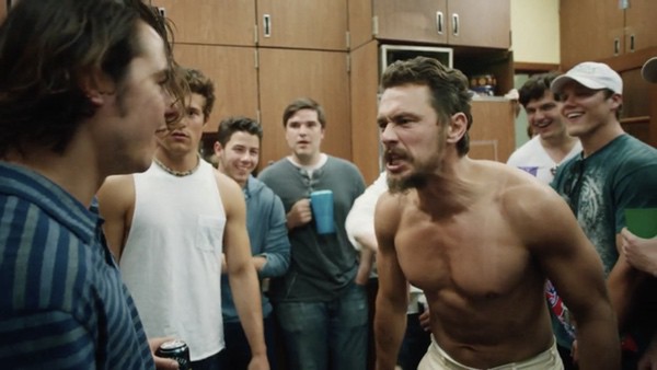 Shirtless James Franco Asks Pledge To Punch Him In New Clip From Frat