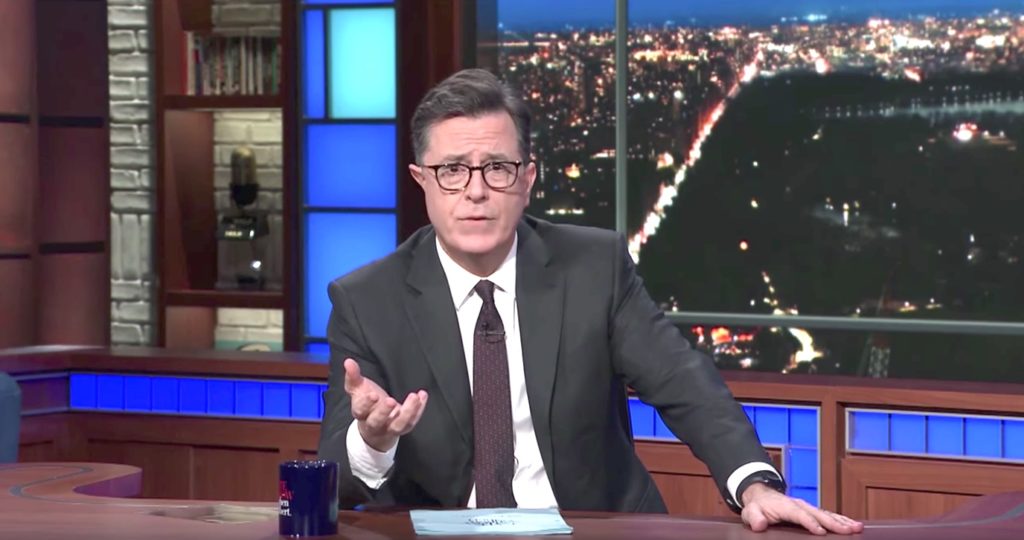 Colbert, After Texas Shooting, Tells America To Vote For 'Someone Who ...
