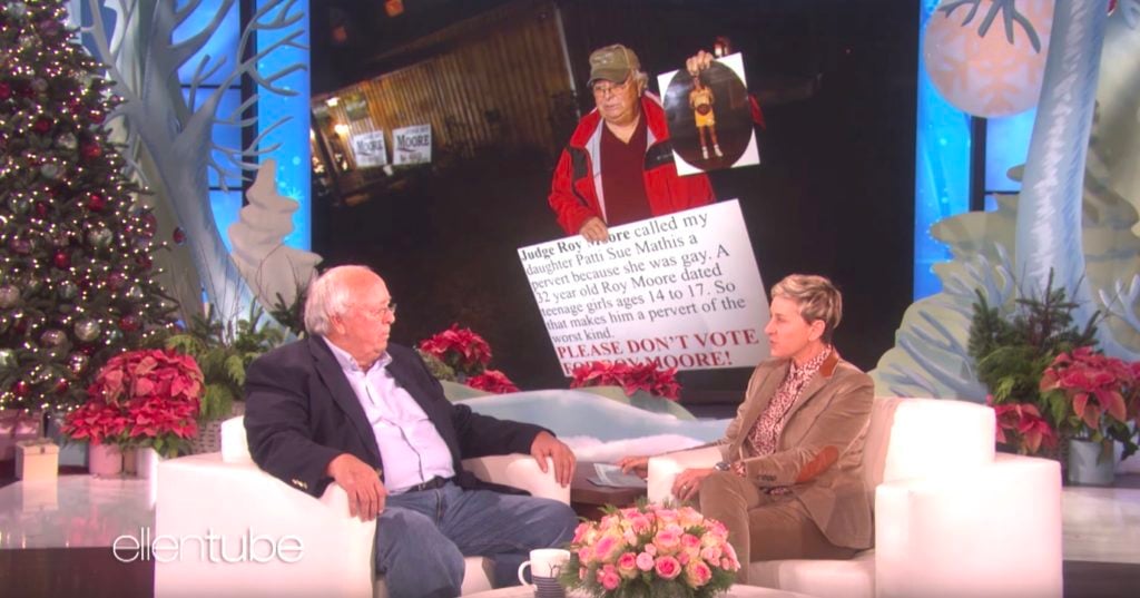 Ellen Welcomes Alabama Hero Dad Who Went Viral Protesting Roy Moore For ...