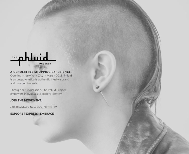New Lifestyle Brand 'Phluid' To Open 'Gender-free Store' In NYC ...