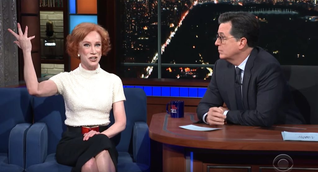 Kathy Griffin Meets Colbert For The First Time, Unloads About How The U ...