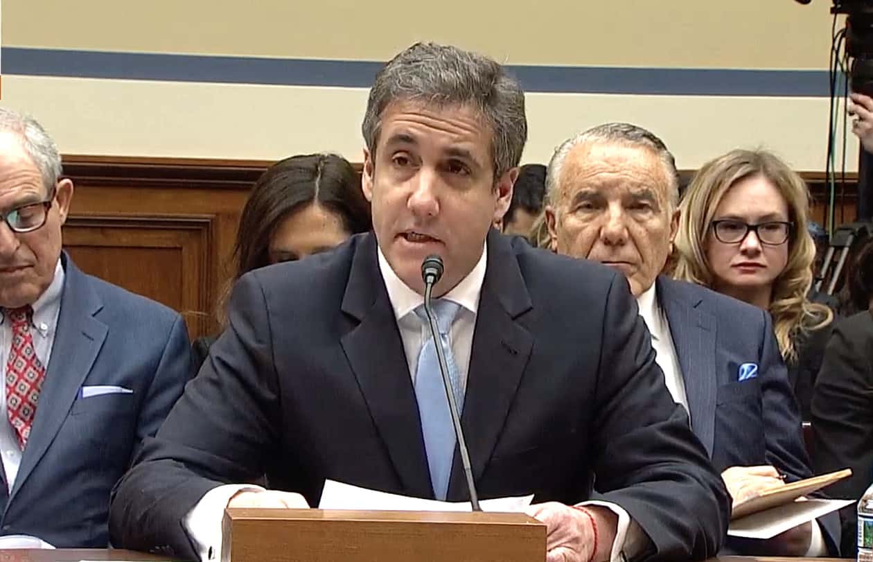 Former Trump Lawyer Michael Cohen Testifies Before House: VIDEO ...