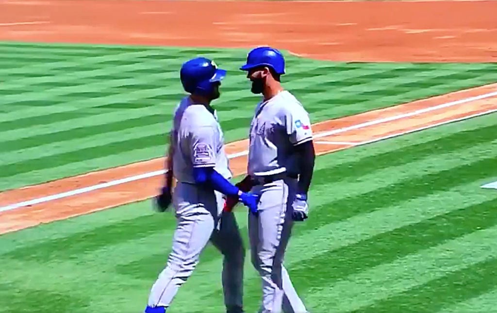 Texas Rangers Players' Celebration Handshake Involves Grabbing Way More ...