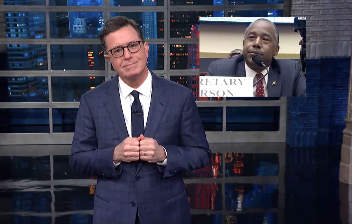 Stephen Colbert Mocks HUD Secretary Ben Carson After Pathetic 'Oreo ...