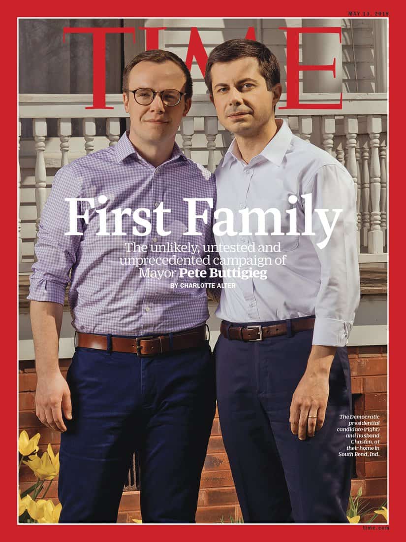 Pete And Chasten Buttigieg Appear On Instantly Iconic 'First Family ...
