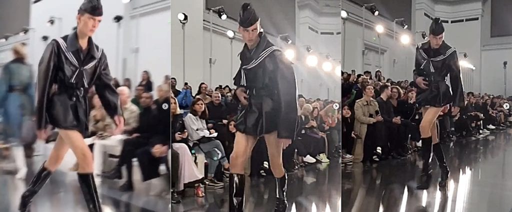 Male Model's Hunched Runway Stomp At Paris Fashion Week Goes Viral ...