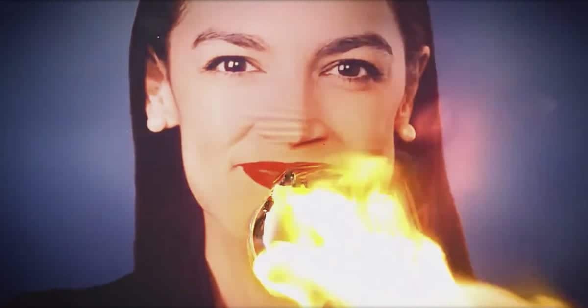 AOC's Face Burns Into Skulls In Ad Aired By ABC During Debate: WATCH ...
