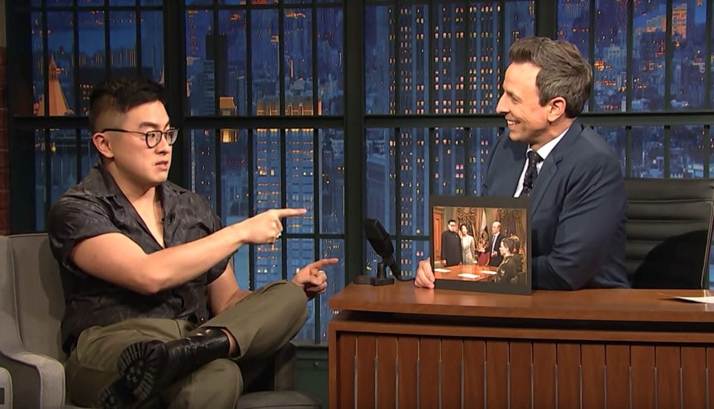 Seth Meyers Reveals That Bowen Yang's High School Classmates Predicted ...