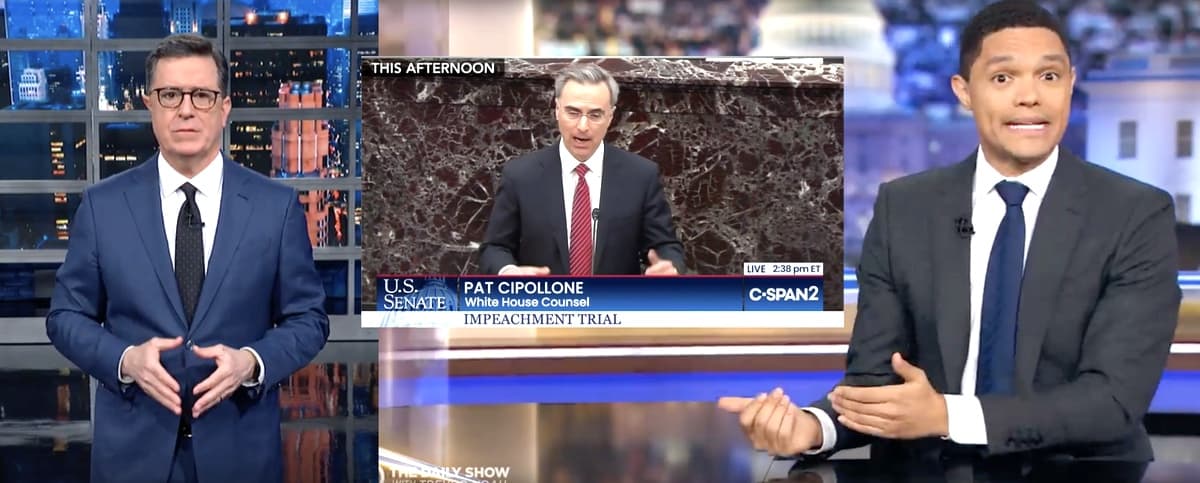Trevor Noah And Stephen Colbert Bring Some Needed Humor To Day 1 Of The ...