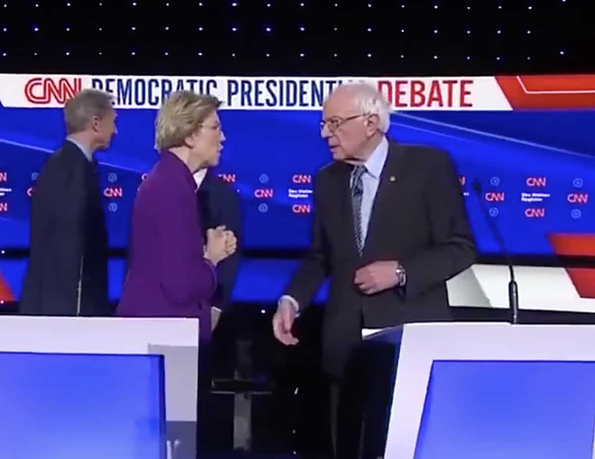 Elizabeth Warren Refuses Handshake From Bernie Sanders In Tense Post ...