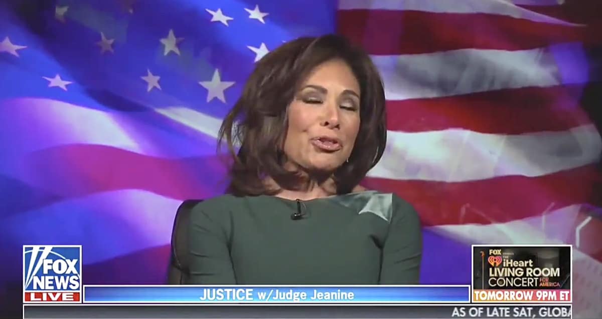 Jeanine Pirro Drunk? FOX News Host Appears To Do Show Completely ...