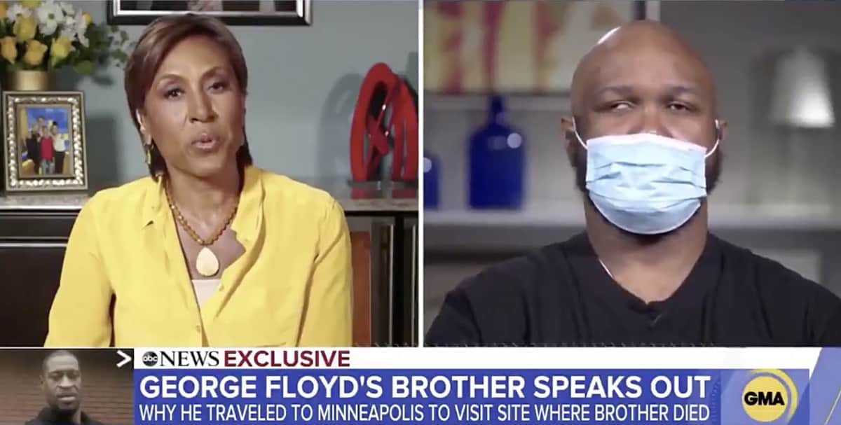 George Floyd's Brother Denounces Riots And Violence: 'He Was About ...
