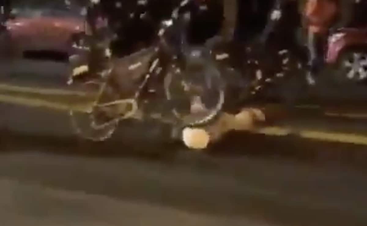 Seattle Cop Rides Bike Over Protester's Head During Breonna Taylor ...