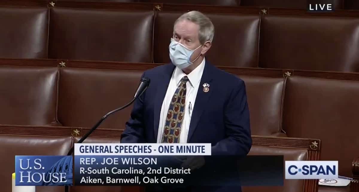 GOP Rep. Joe Wilson, Interior Secretary David Bernhardt Test Positive ...