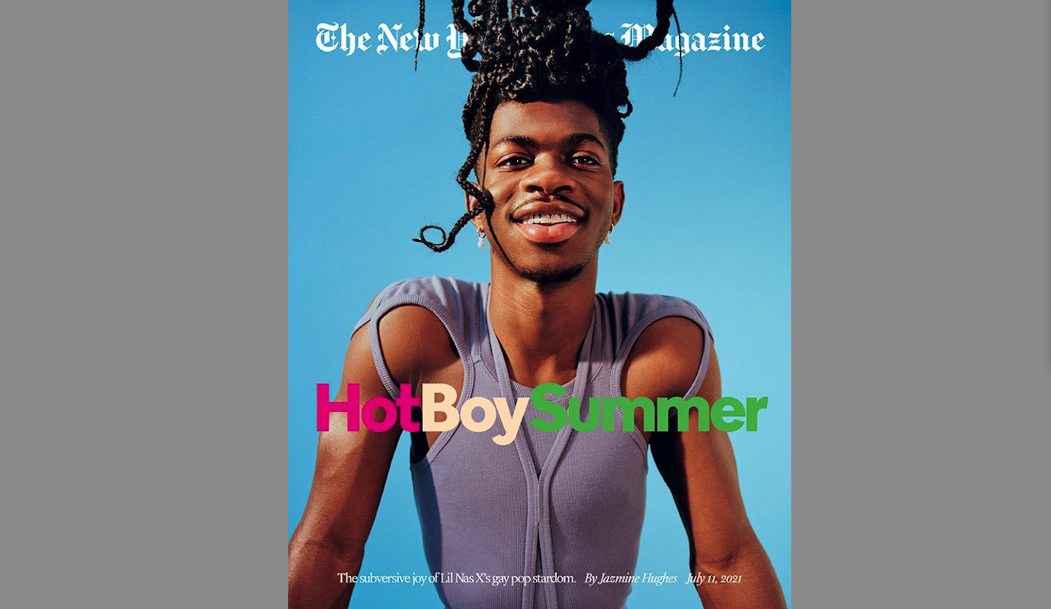 The Lil Nas X Gay Coronation Covers NY Times Magazine; Crowned With ...