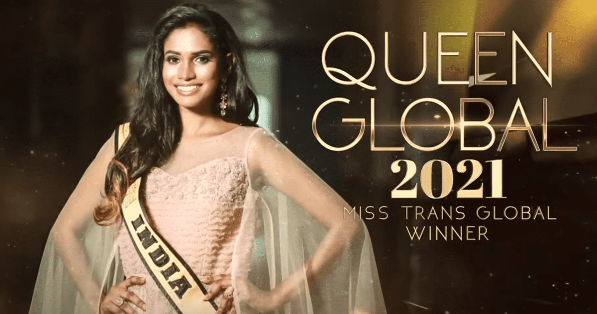 Indian Artist Model Takes Miss Trans Global Pageant Delaware Lgbtq Bar