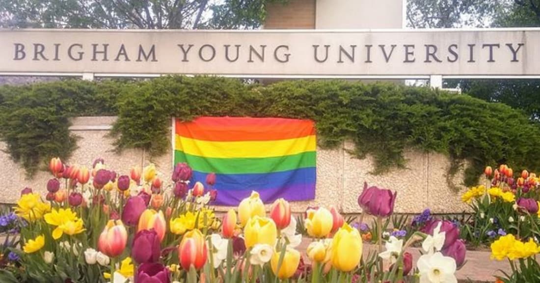 BYU Bans Protests In Response To Rainbow School Logo; Clay Aiken ...